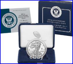 250th Anniversary United States Navy American Eagle One Ounce Silver ...