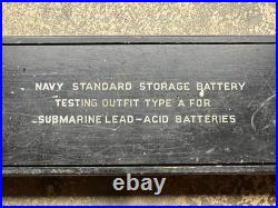 Rare WWII US Navy Submarine Storage Box w Sliding Lid Sub USN | United ...