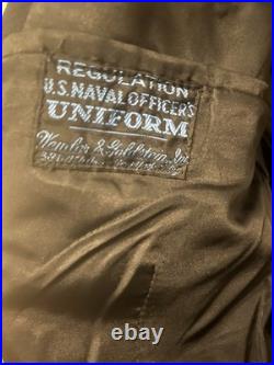 U. S. Navy Admiral Jacket Size 40 Large with Speech Note Cards | United ...
