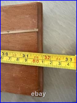 US Navy USS Midway CVA-41 Aircraft Carrier Plaque Solid Wood Brass 31.5 ...