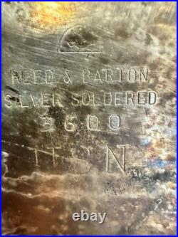 Vintage US Navy Silverplate USN Soldered Side Pour Coffee Pot Reed ...