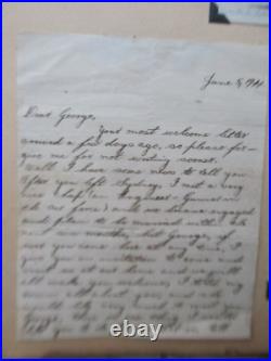 WWII USN Sailor Souvenir Album, USS Bennett, Drawings Letters Kamikaze ...