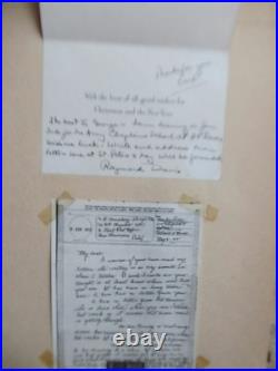 WWII USN Sailor Souvenir Album, USS Bennett, Drawings Letters Kamikaze ...