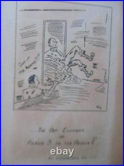 WWII USN Sailor Souvenir Album, USS Bennett, Drawings Letters Kamikaze ...